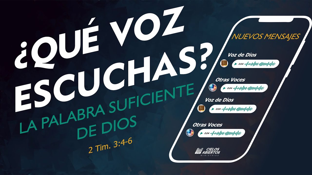 LA PALABRA SUFICIENTE DE DIOS - YouTube