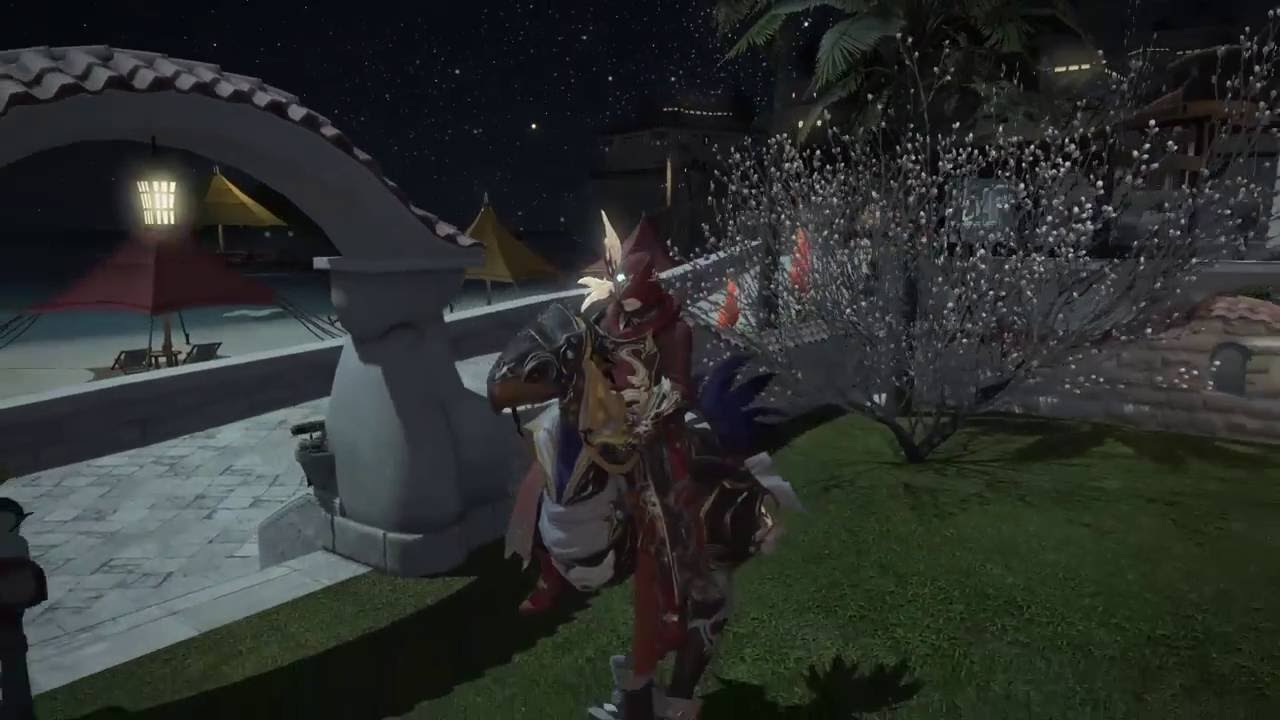 FFXIV wild rose barding and firion minion rank 12 (960days) veteran ...