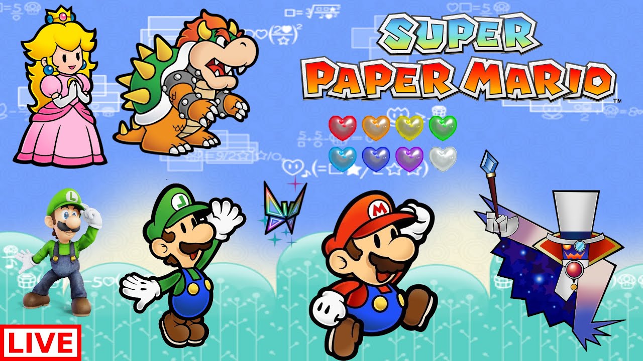 Super Paper Mario Live Stream Part 3 Finale Road To Castle Bleck ...