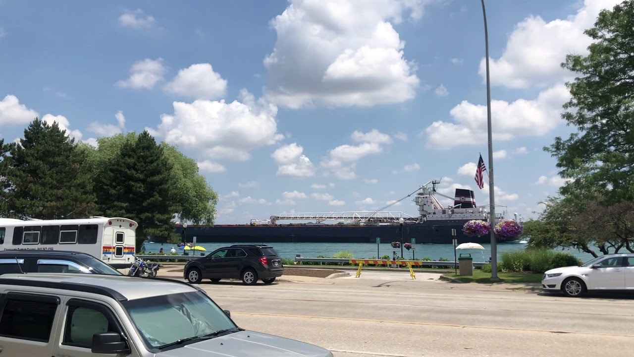 Canadian Freighter Algoma Compass - YouTube