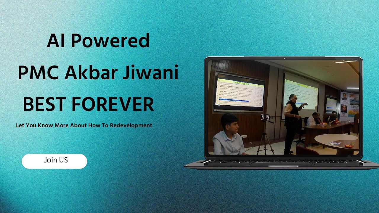 Cluster Redevelopment of CSR Complex of 53 Societies by AI Powered PMC Akbar Jiwani - YouTube