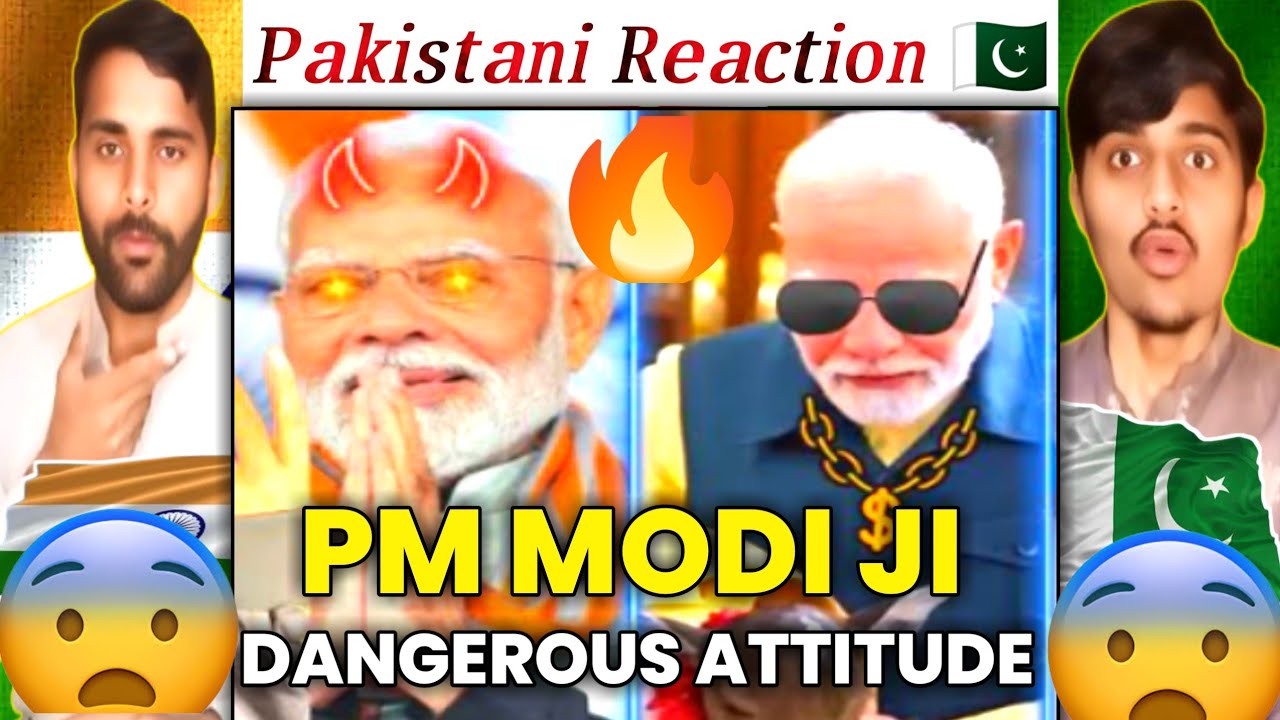 First Time 👉🏼Reaction On Indian PM Narendra Modi Full Attitude Videos😈🔥 ...