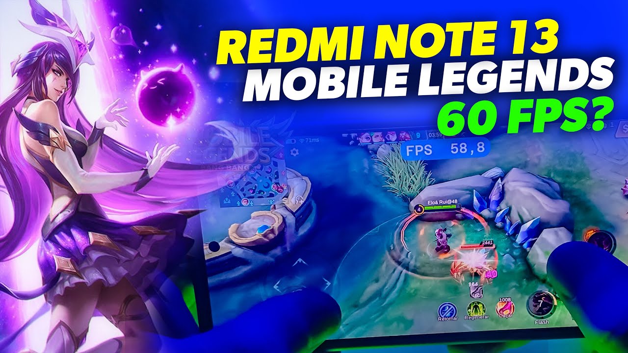 REDMI NOTE 13 é bom para jogar MOBILE LEGENDS? VAI RODAR? - YouTube