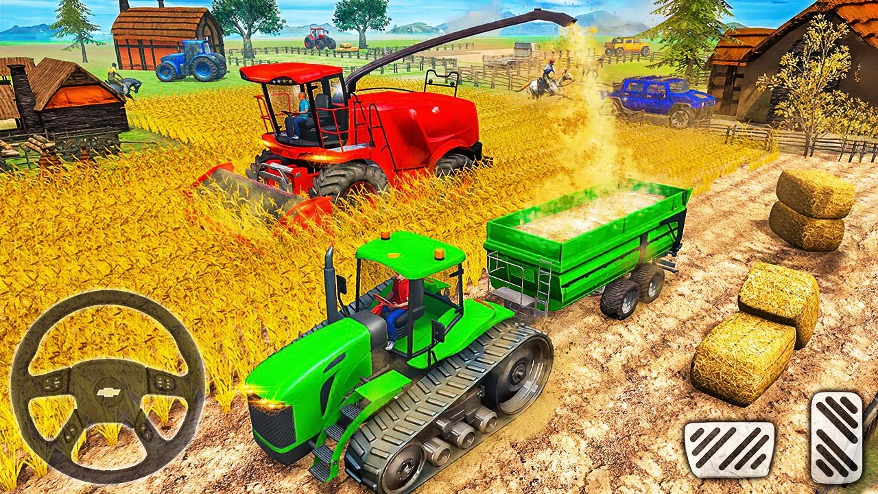 Harvester Tractor Farming Simulator 2021 - Farm Harvester Tractor ...