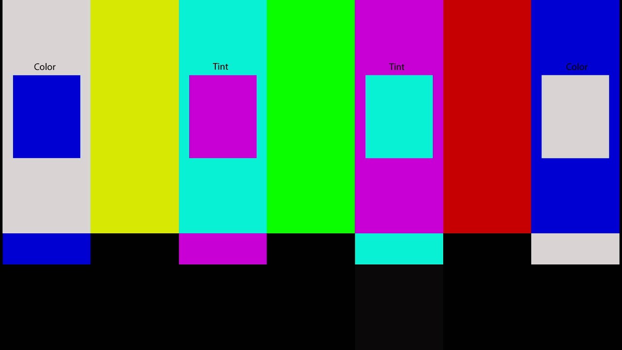 4 Flashing Color Bars - YouTube