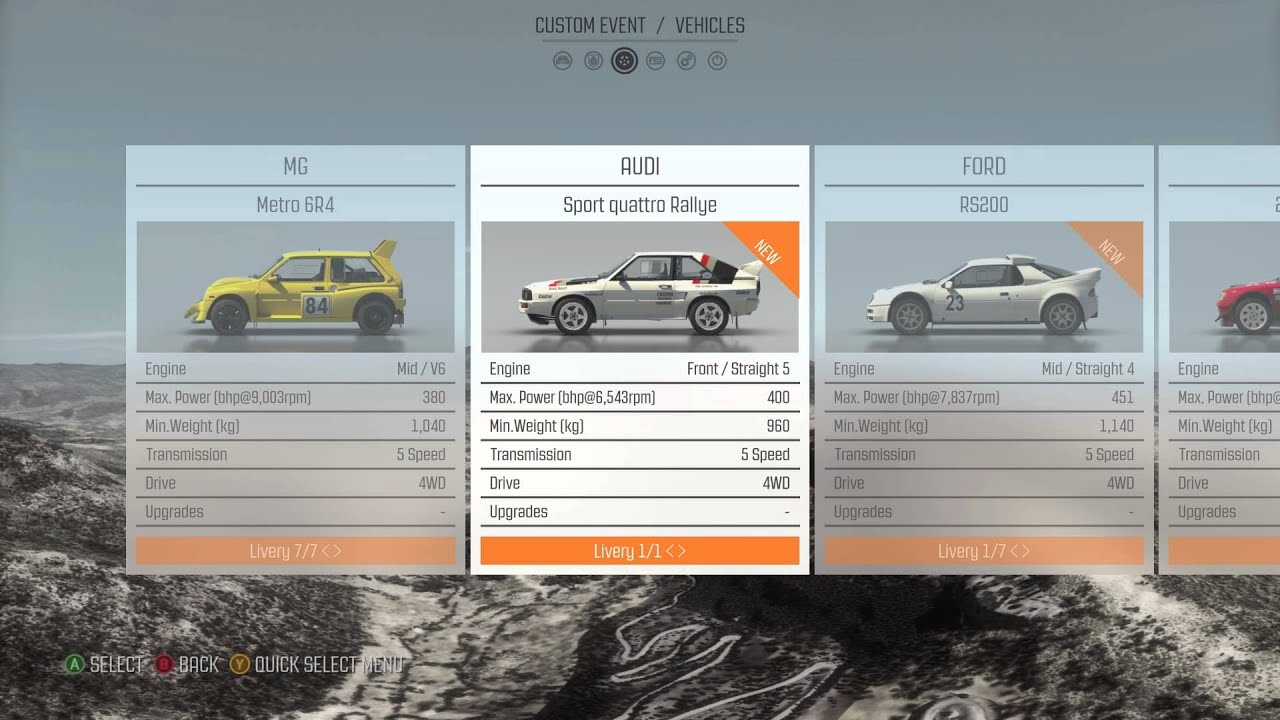 DiRT Rally: All Cars & Liveries (PC, Steam Early Access 27/04/2015 ...