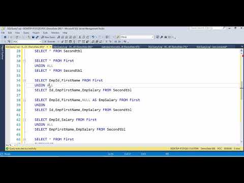 Basic Overview On How to Use Set Operators in SQL Server Development ...