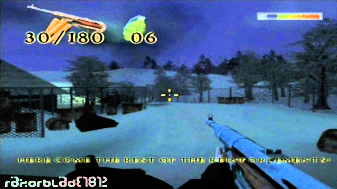 PS2 - WWII: Soldier - Mission 7: Escape from the South of the village ...