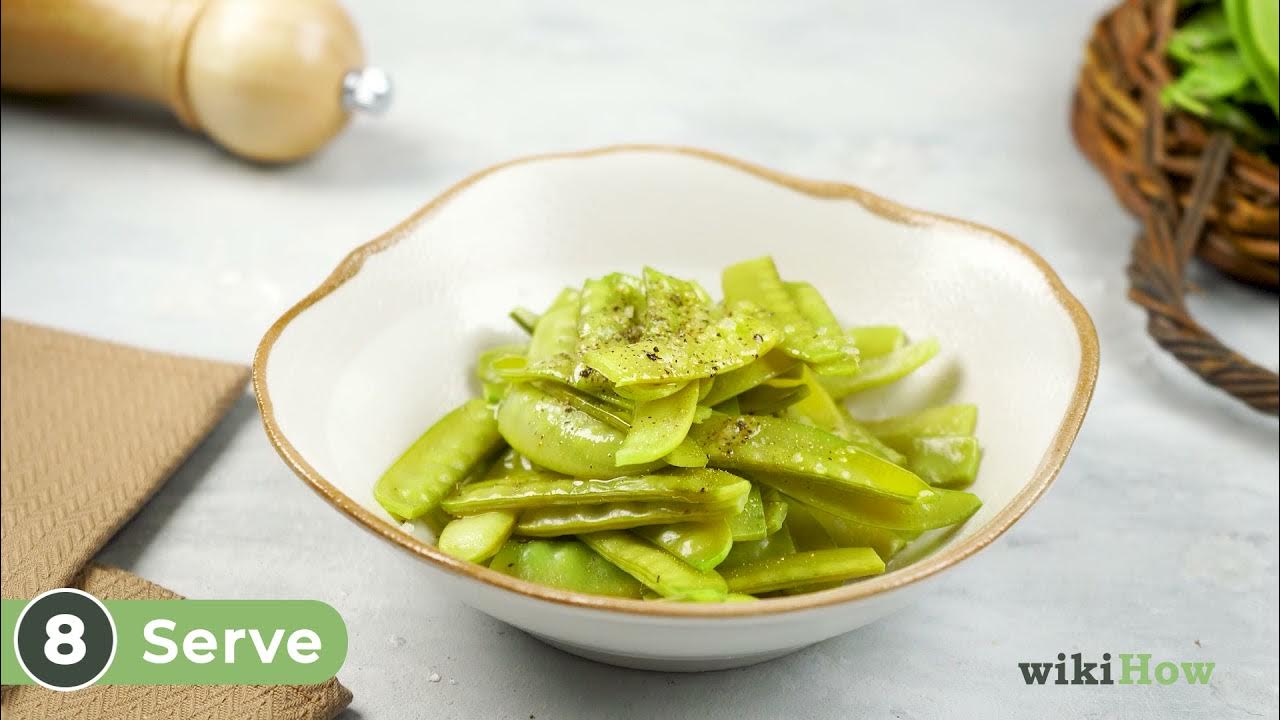 How to Cook Snap Peas - YouTube