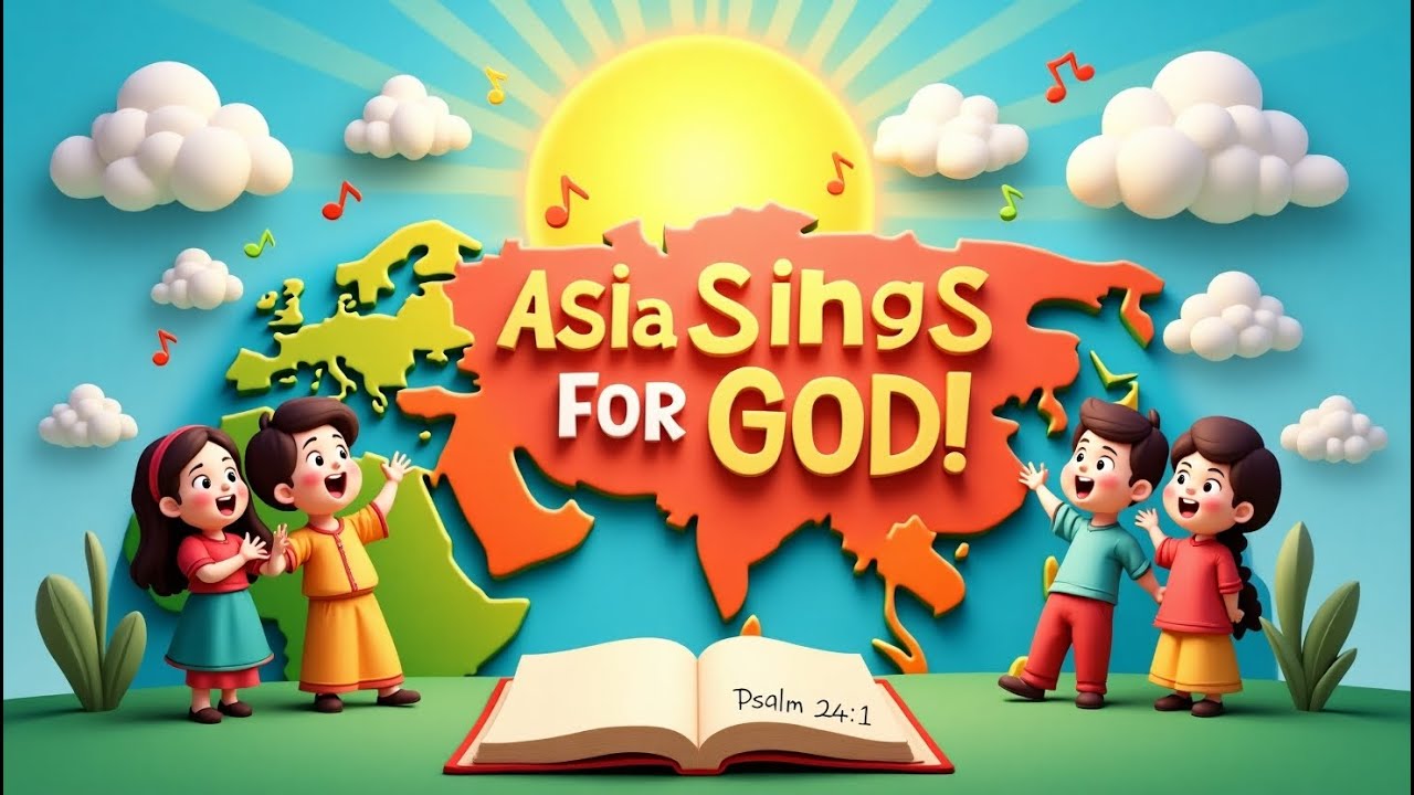 Asia Sings for God 🌏 | Christian Kids Song + Bible Learning of Asian ...