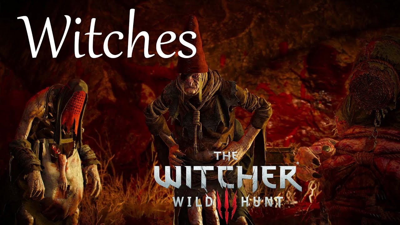 The Witcher 3: Wild Hunt - Brewess, Weavess, Whispess Boss Fight - YouTube