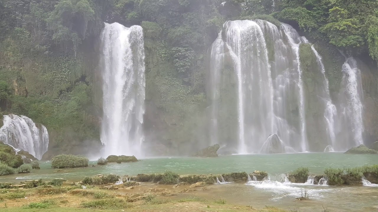 Healing & Waterfall Sounds - YouTube