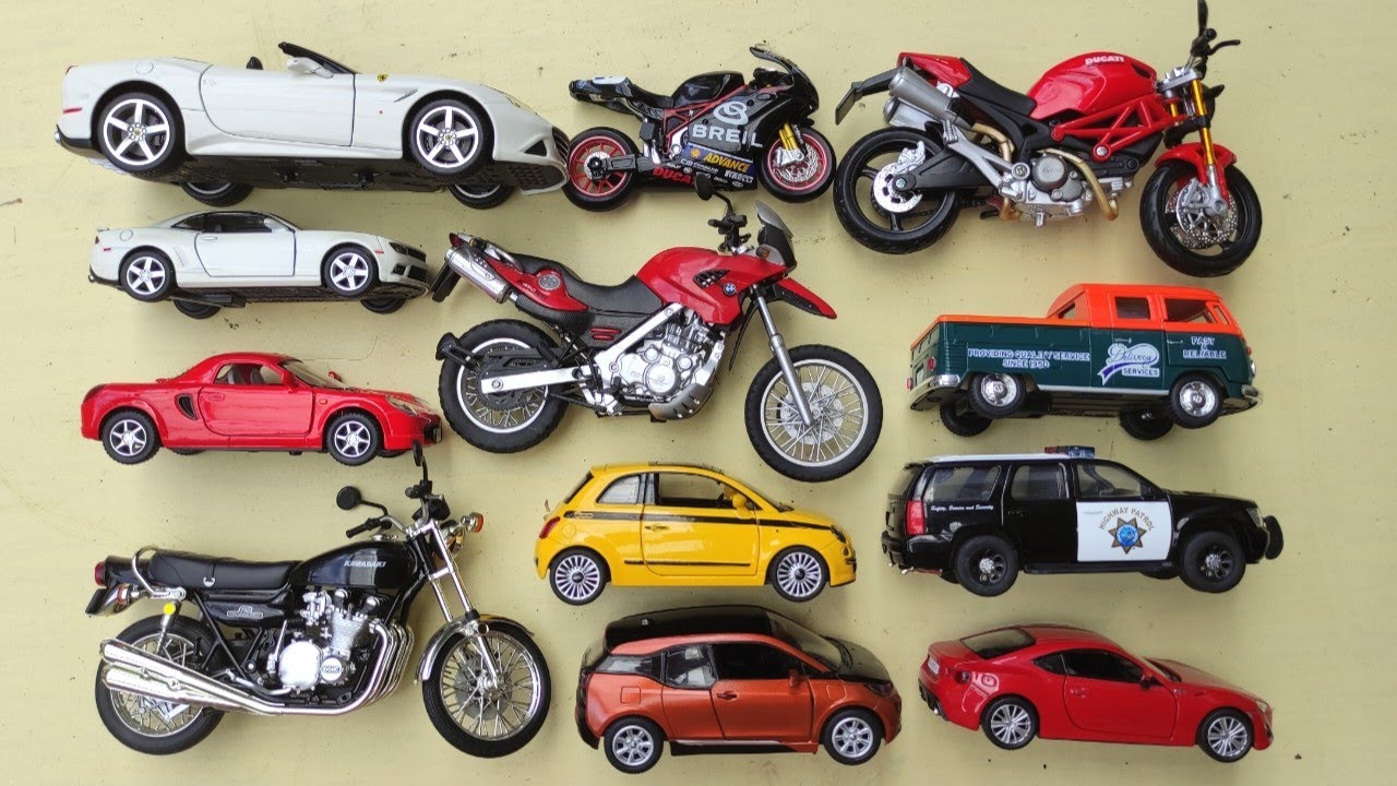 Diecast Metal Scale Model Cars and Bikes | Toyota 86 | BMW Bike ...