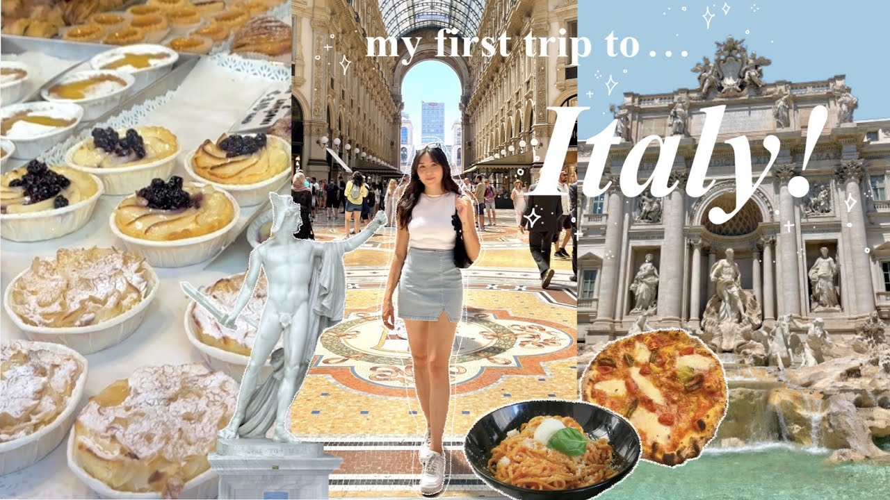 my first time in ITALY!🇮🇹🍝🍷 exploring Milan + Rome! - YouTube