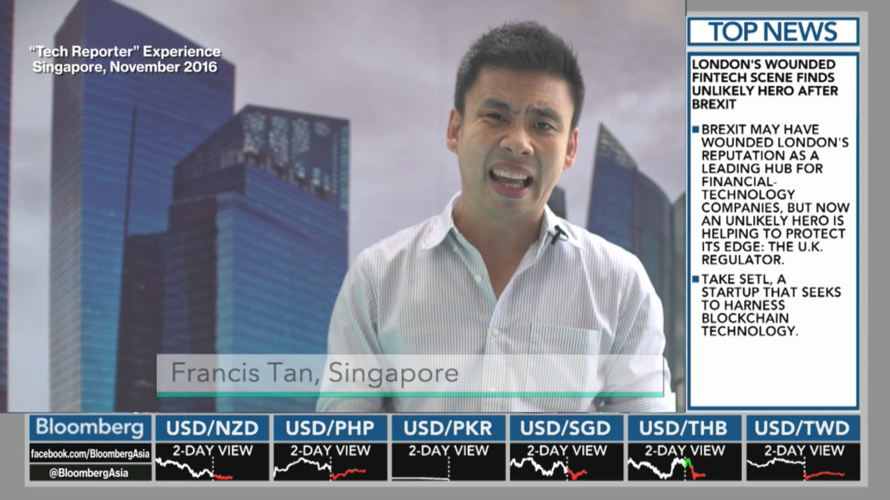 Francis Tan - Bloomberg "Tech Reporter" Experience - YouTube