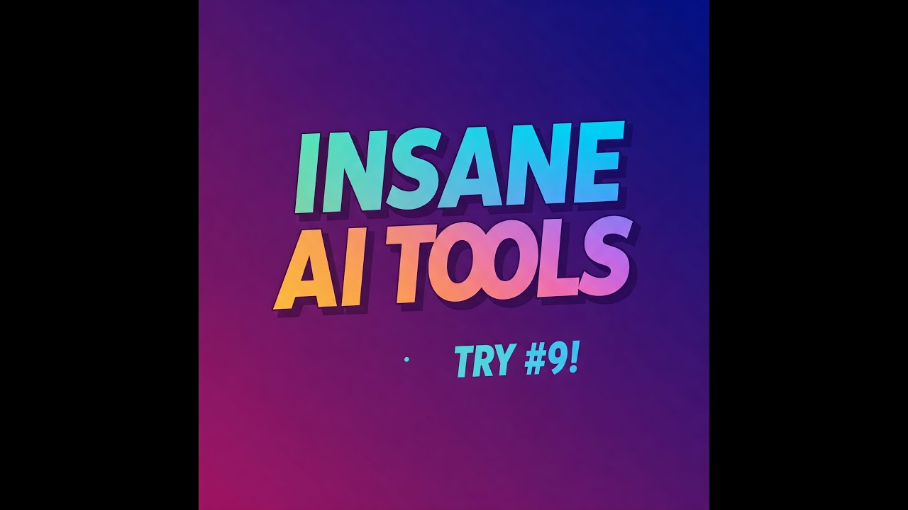 10 Insane AI Tools You Need to Try Right Now! - YouTube