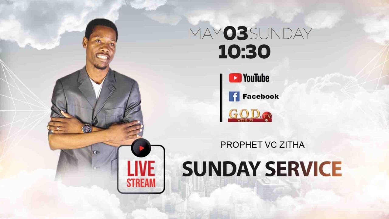 LIVE SUNDAY SERVICE WITH PROPHET VC ZITHA 03 MAY 2020. - YouTube