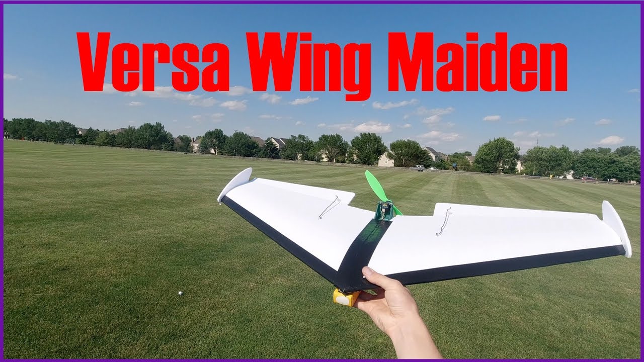 LED FT Versa Wing Maiden Flight - YouTube