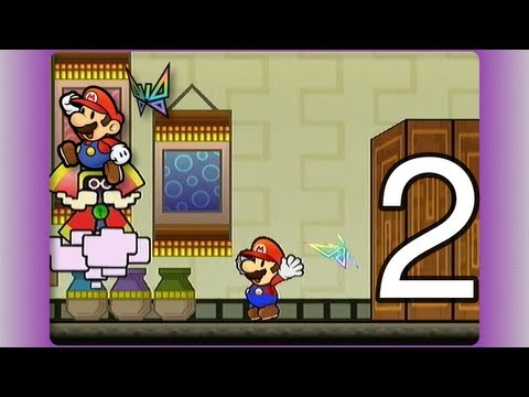 Let's Play Super Paper Mario (02) - Lineland, Flatland, and Spaceland ...