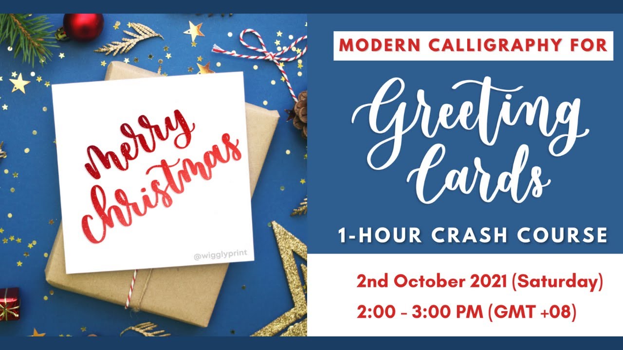 1-Hour Crash Course: Modern Calligraphy for Greeting Cards - YouTube