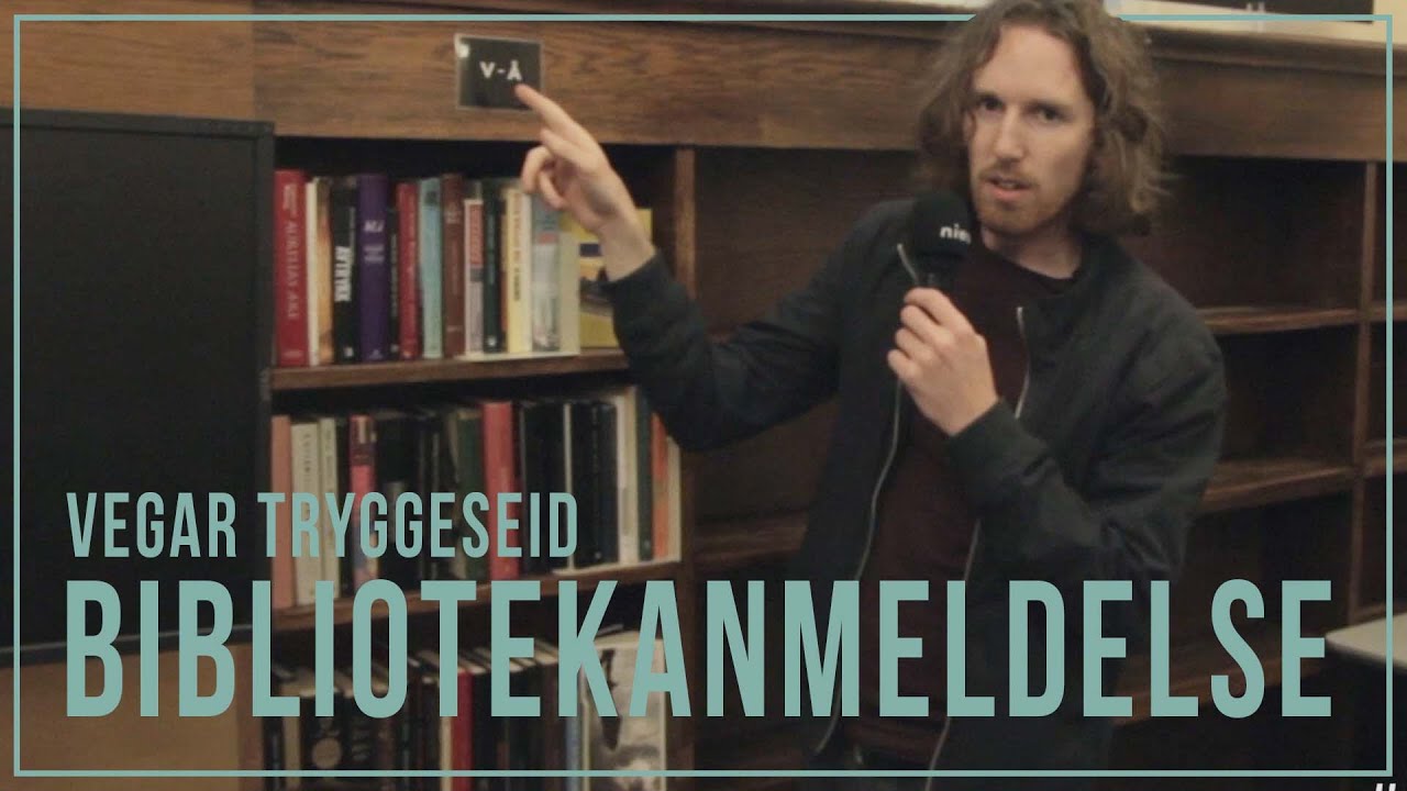 Vegar Tryggeseid – Bibliotekanmeldelse - YouTube
