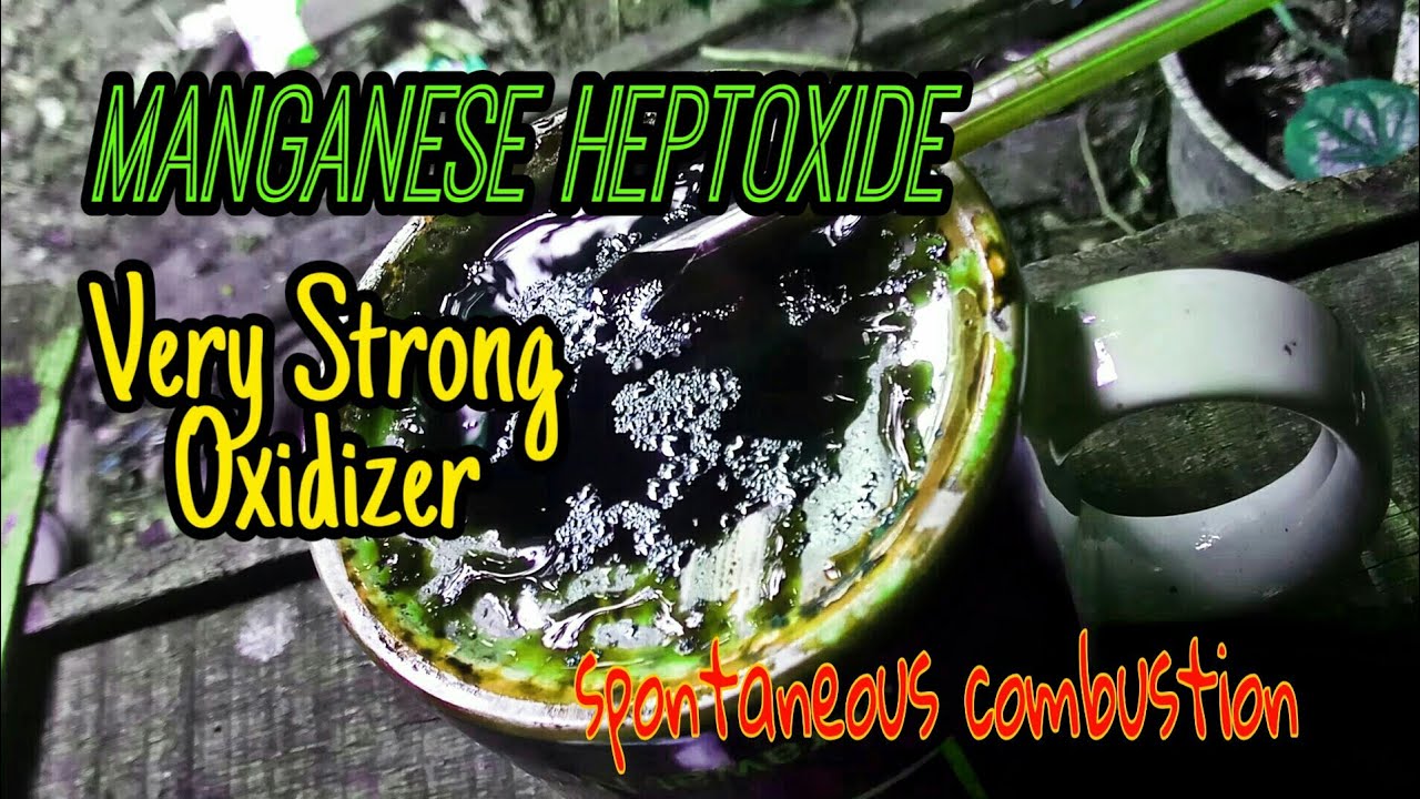 Manganese Heptoxide Oksidator Yang Sangat Kuat - YouTube