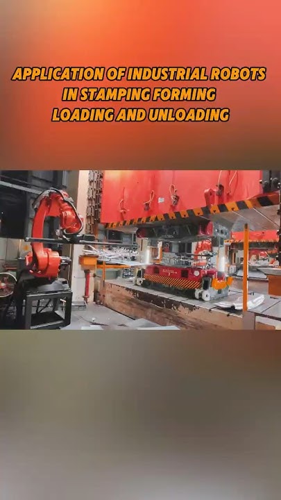 Industrial Robots in Action: Punch Press Loading and Unloading#industrialrobots # ...