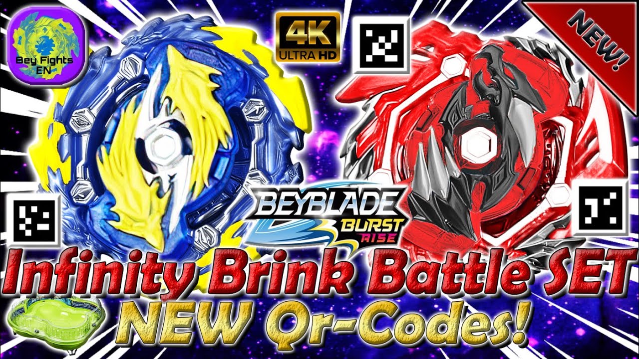 New Qr-Codes Infinity Brink Battle Set - Beyblade Burst - YouTube