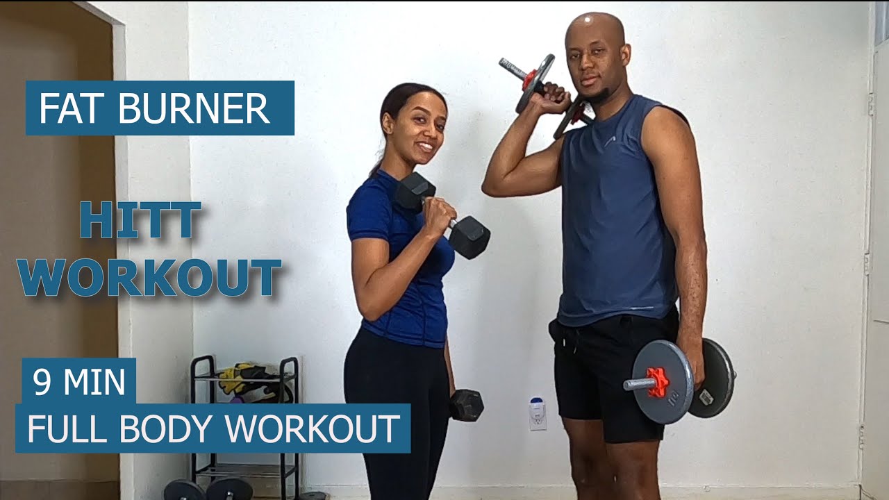 9 MINUTE HIIT FULL BODY STRENGTH AND CONDITIONING at Home workout ...