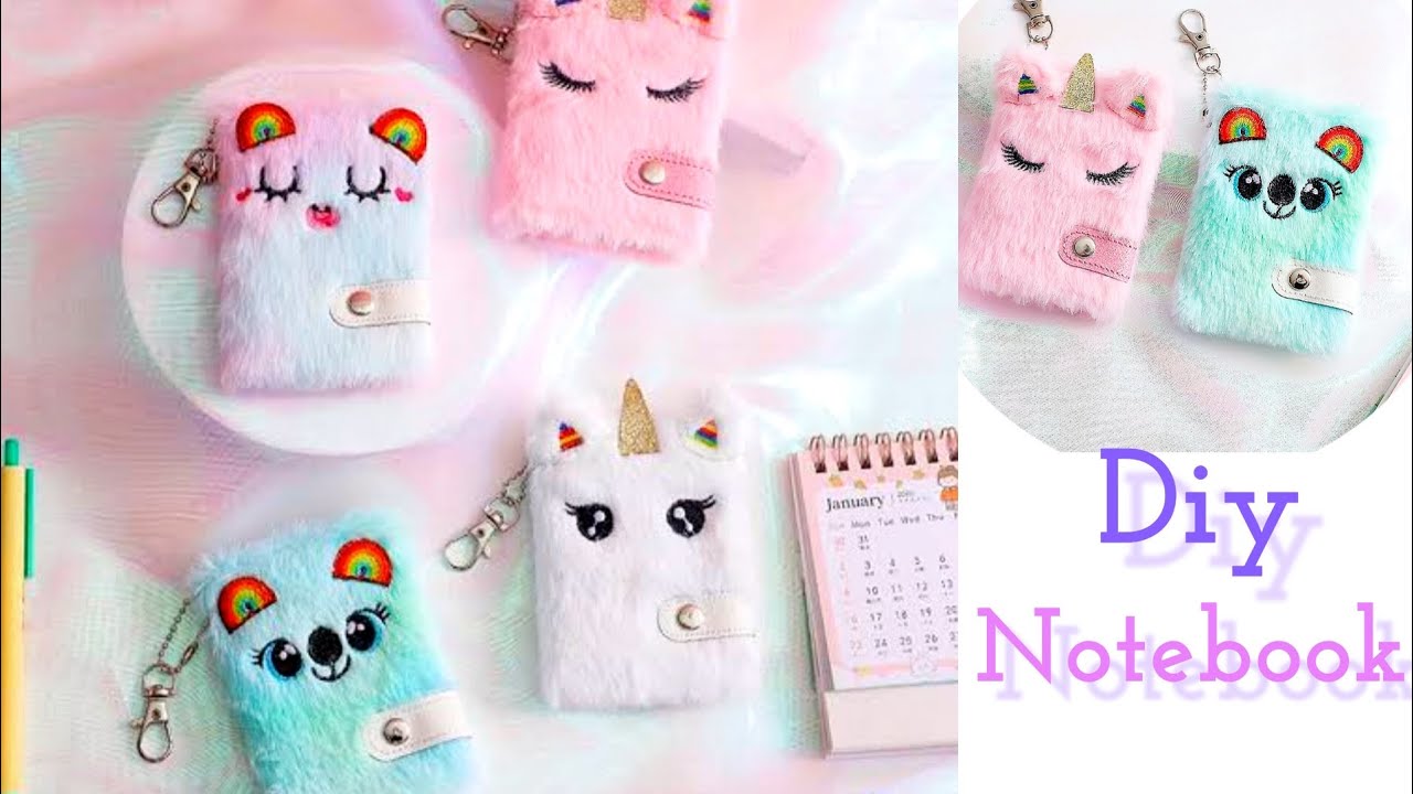 How to make a cute keychain notebook at home / DIY homemade keychain ...