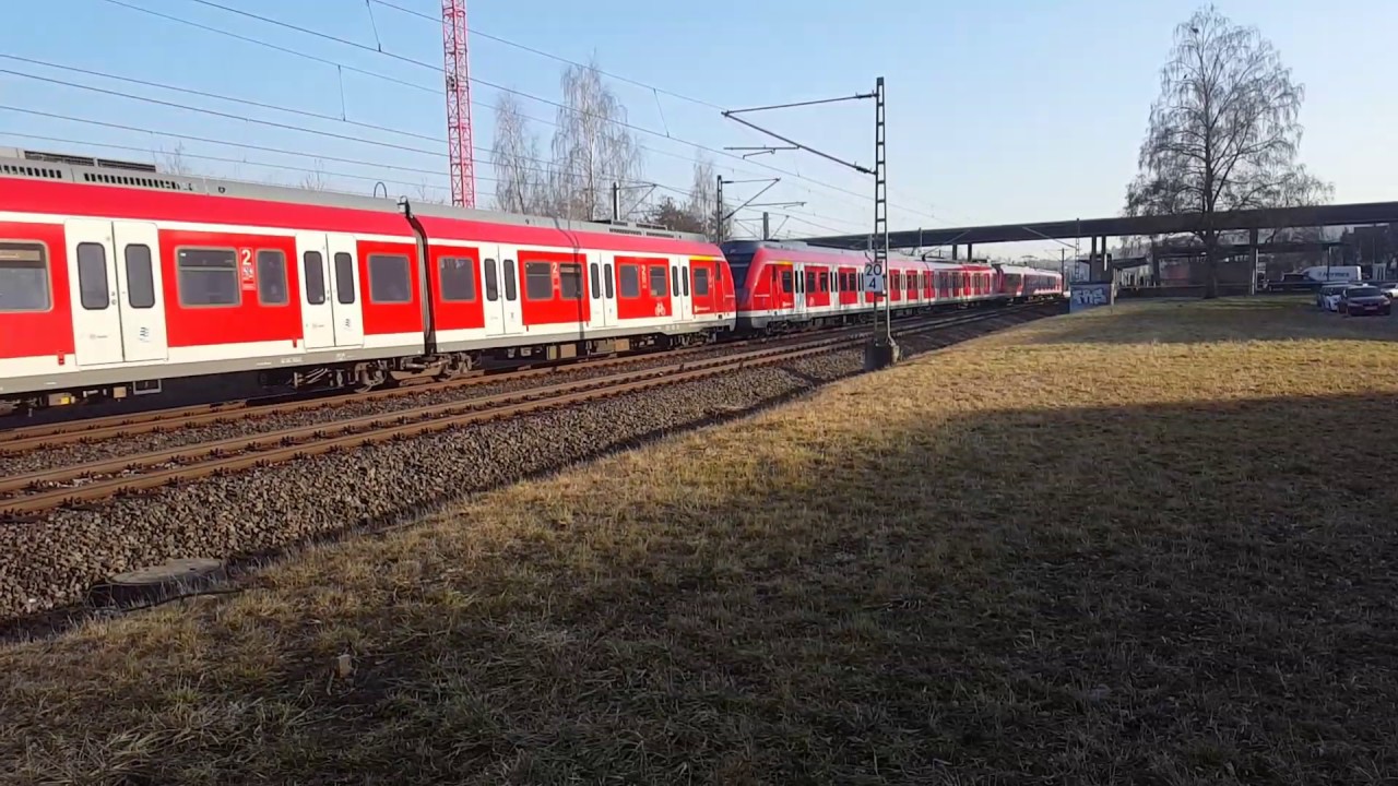 S-Bahn Stuttgart: Ausfahrt der S3 nach Backnang in Leinfelden Bf - YouTube