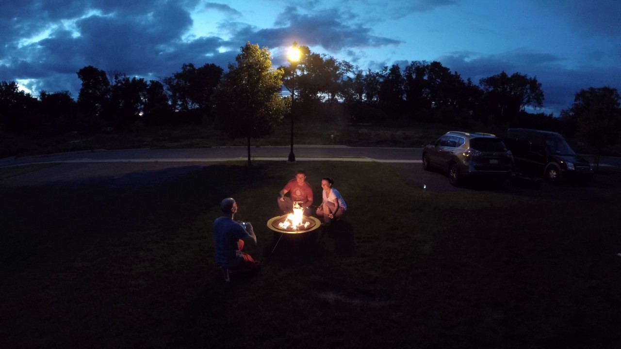 Tme Laps 4K Fire Pit - YouTube