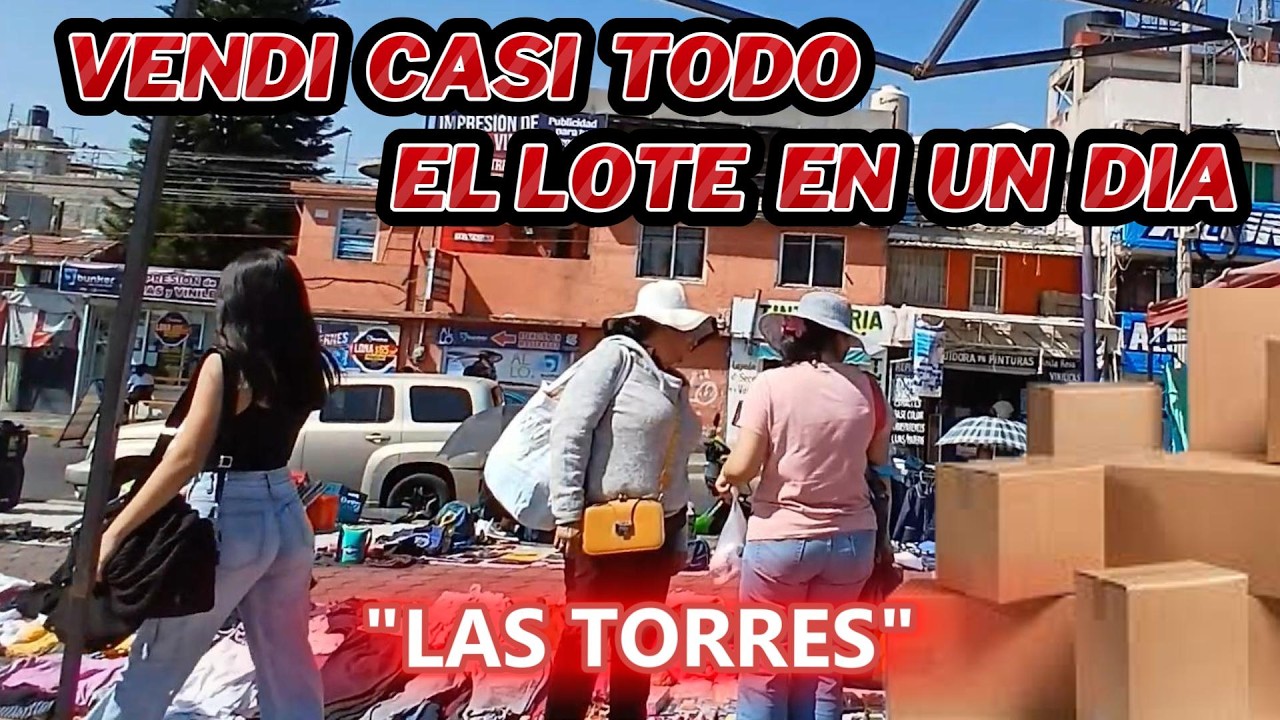 COMPRE TODO un LOTE y lo lleve a VENDER al TIANGUIS de LAS TORRES CASI ...