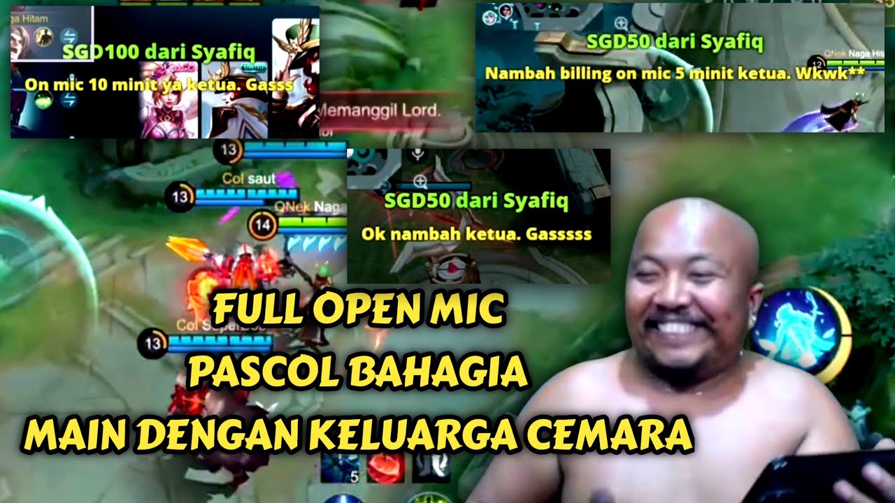 200 Dolar Dari Syafiq !!! Full Mic Dengan Keluarga Cemara Pascol ...