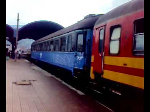 RAILWAYS MACEDONIA KOSOVO TRAIN SKOPJE  BRZ 892 ICE ZA KOSOVO KENEDI ZAKON  IDRIZOVO