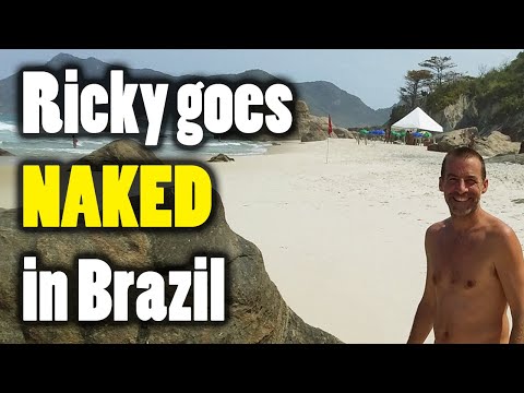 😍 Watch Ricky go naked on Abrico Beach | Naturism & nudism