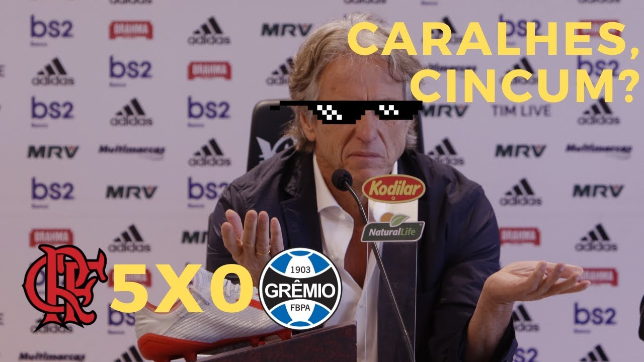 CINCUM? MISTER FALA SOBRE FLAMENGO 5 A 0 GRÊMIO (Paródia) - YouTube