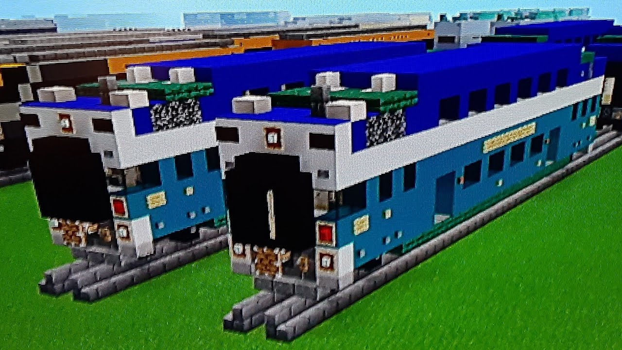 Minecraft Coaster Bombardier Bi-Level Cab Car Tutorial - YouTube