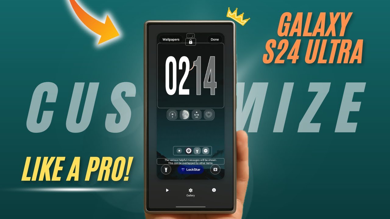 Galaxy S24 Ultra Lock Screen Magic – Customize Everything! - YouTube