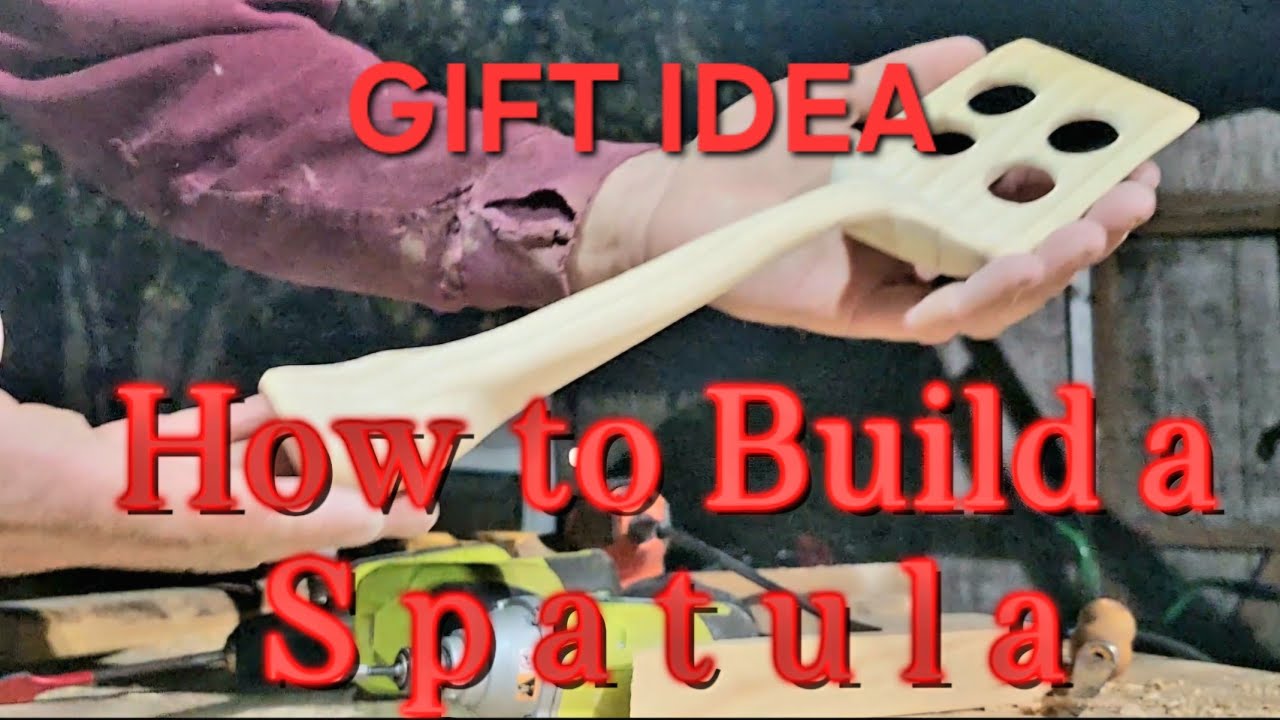 How to Build/Make a Spatula Wood Carving Arts and Crafts Gift Idea with ...