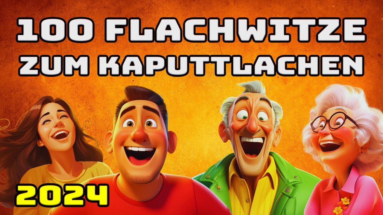 100 Flachwitze zum Kaputtlachen: kurz, knackig und genial - YouTube