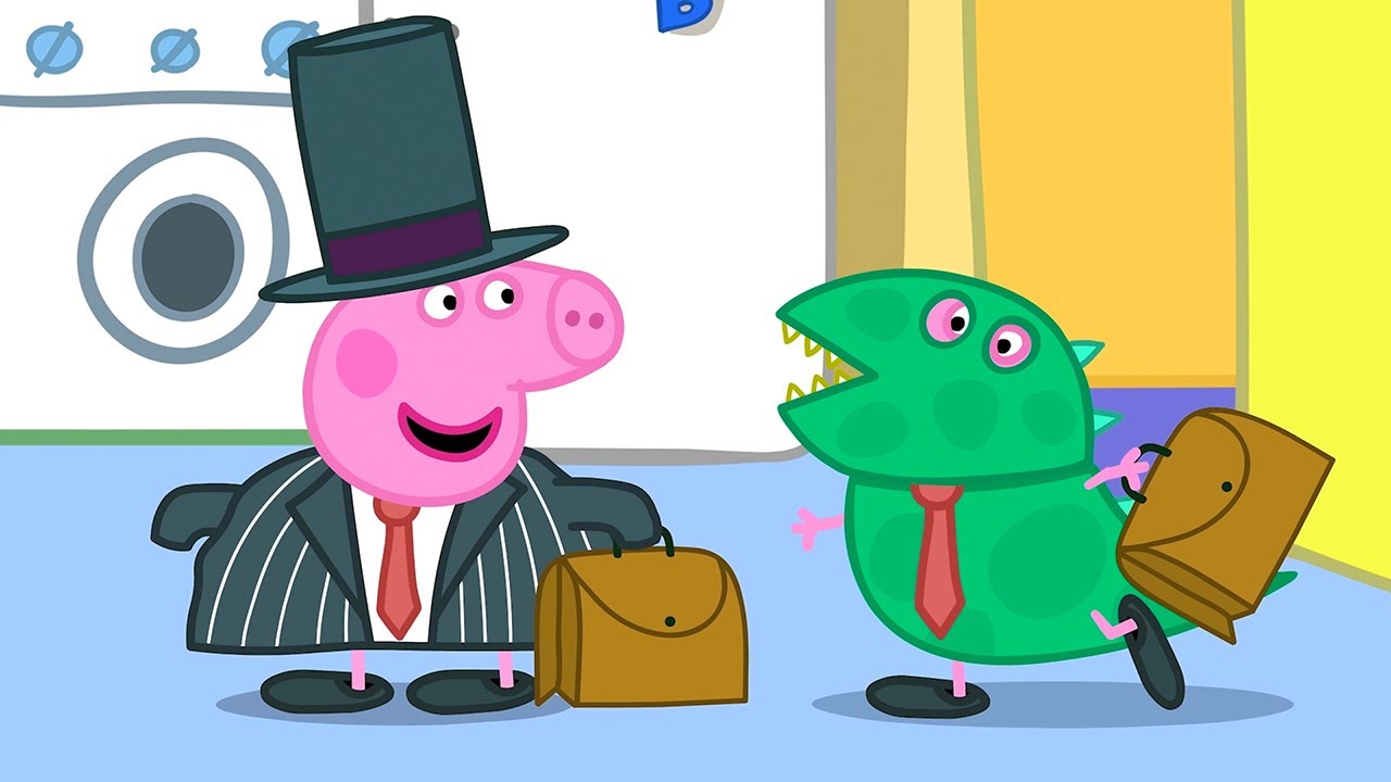 Peppa Pig Gets Ready To Go To Work 🐷 🎩 Adventures With Peppa Pig - YouTube