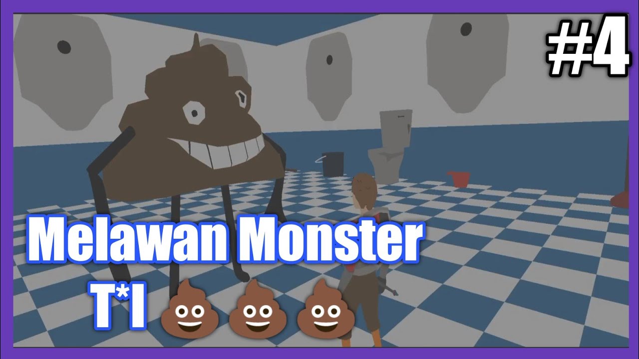 " Melawan Poop Monster yang berada di dalam Toilet !!! " || World of ...