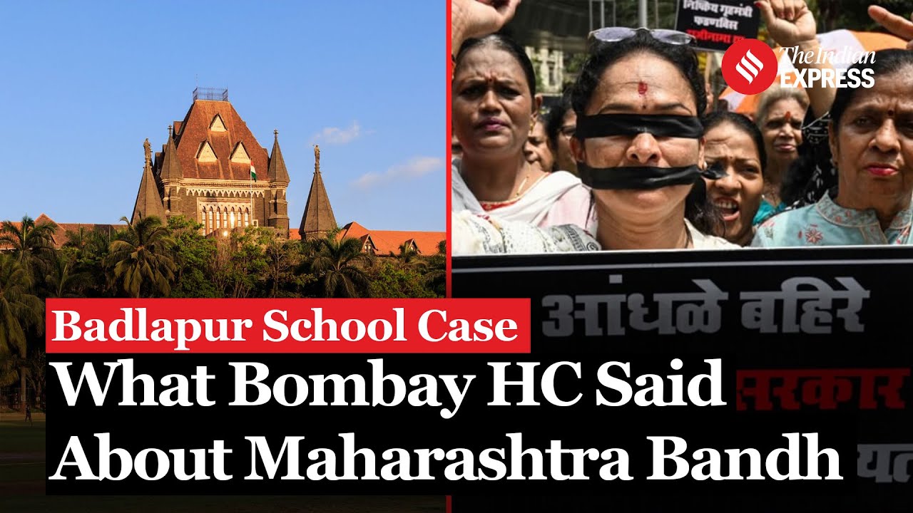 Badlapur Sexual Abuse Case :Bombay HC restrains any party from calling ...