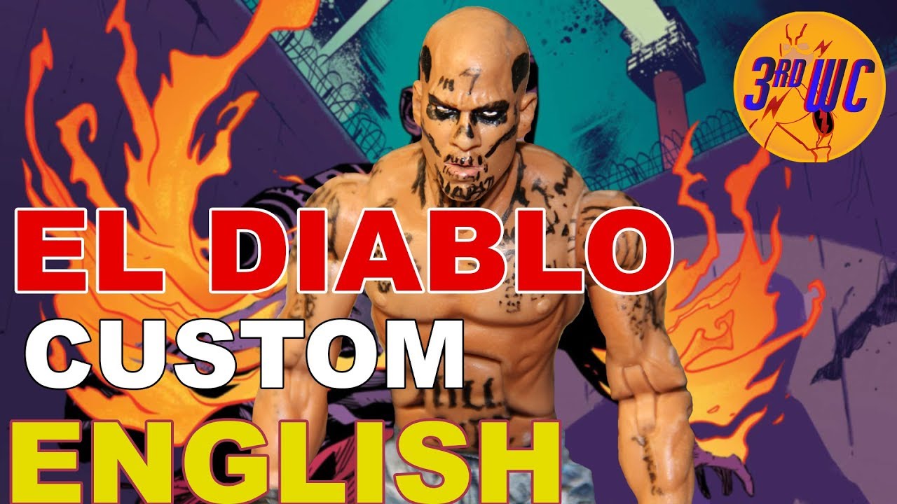 Suicide Squad El Diablo l Custom figure Review in ENGLISH - YouTube