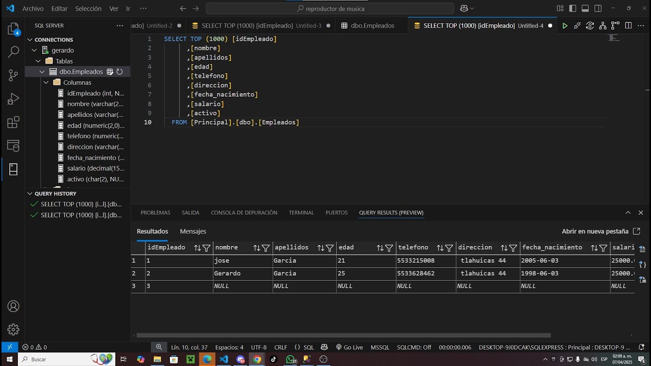 como conectar sql server a VSC (2025) - YouTube