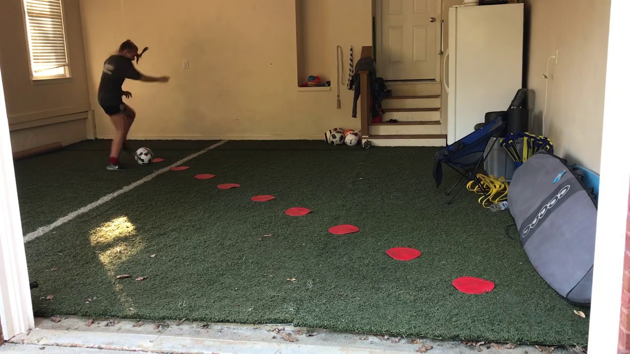 Kate Markey 10 cone drill WEEK 2 - YouTube