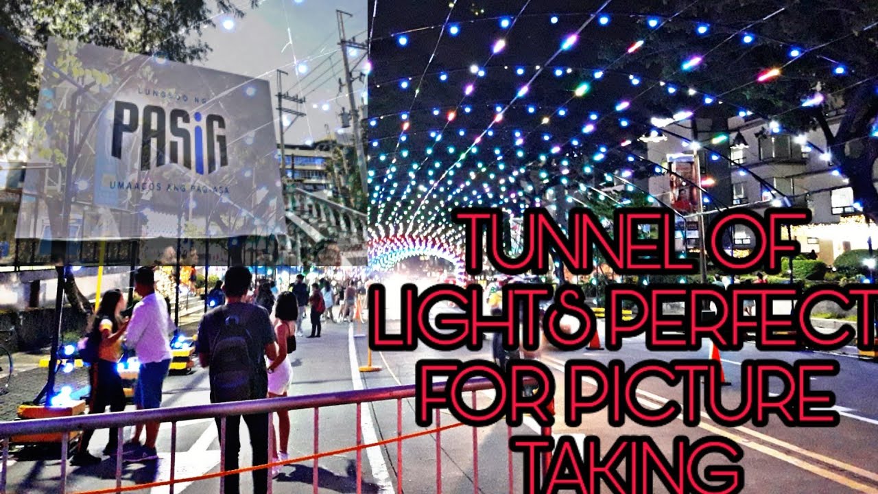 Christmas Gala Season: Tiendesitas of Tunnel lights sa Pasig City - YouTube