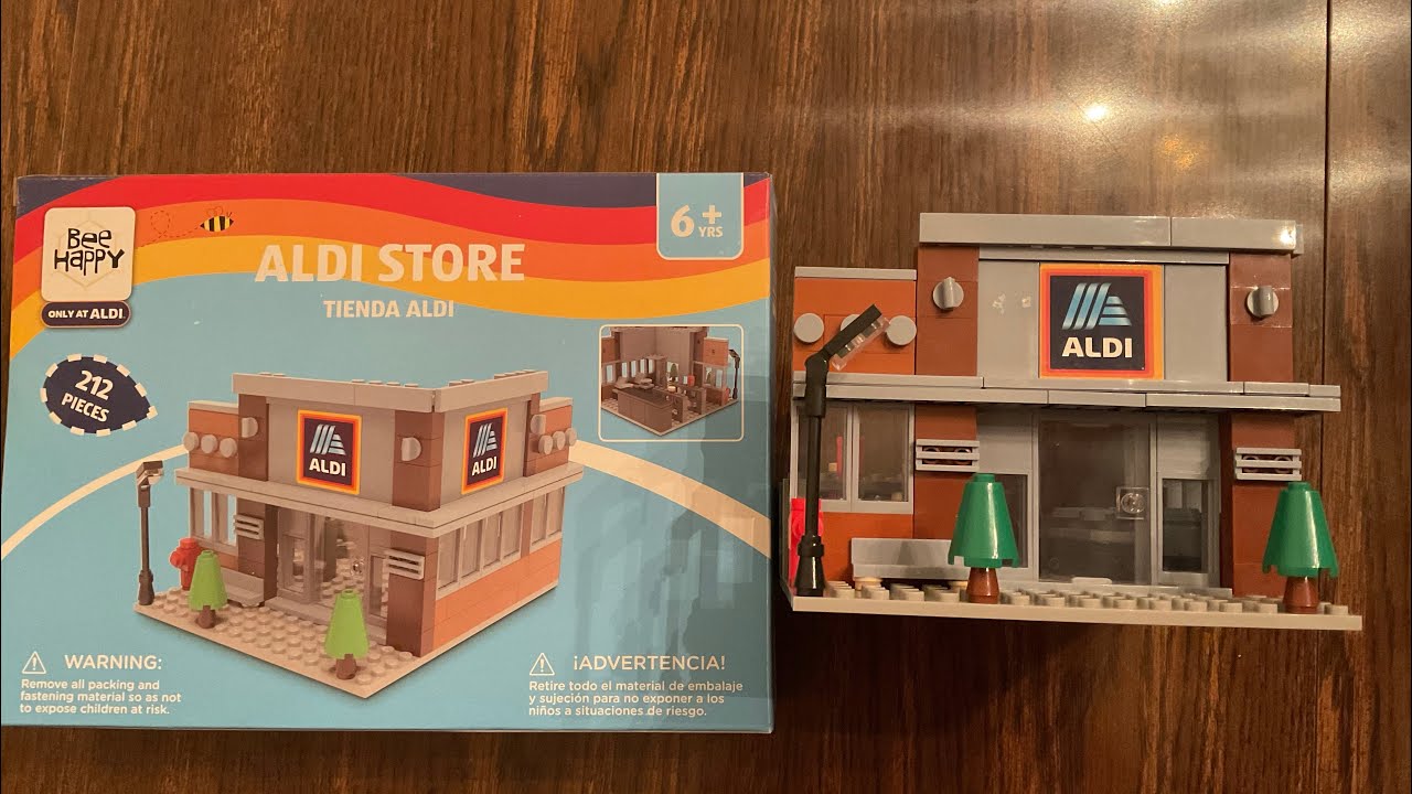 Let’s Build Bee Happy Aldi Store | LEGO compatible building blocks set ...