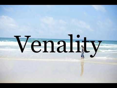 How To Pronounce Venality🌈🌈🌈🌈🌈🌈Pronunciation Of Venality - YouTube
